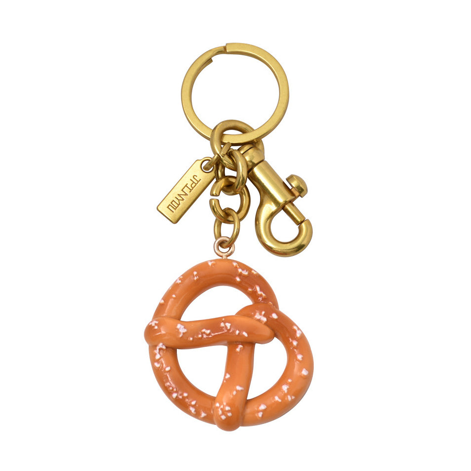 Pretzel Bag Charm Keychain