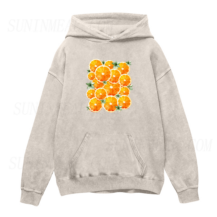 Vibrant Orange Unisex Hoodie